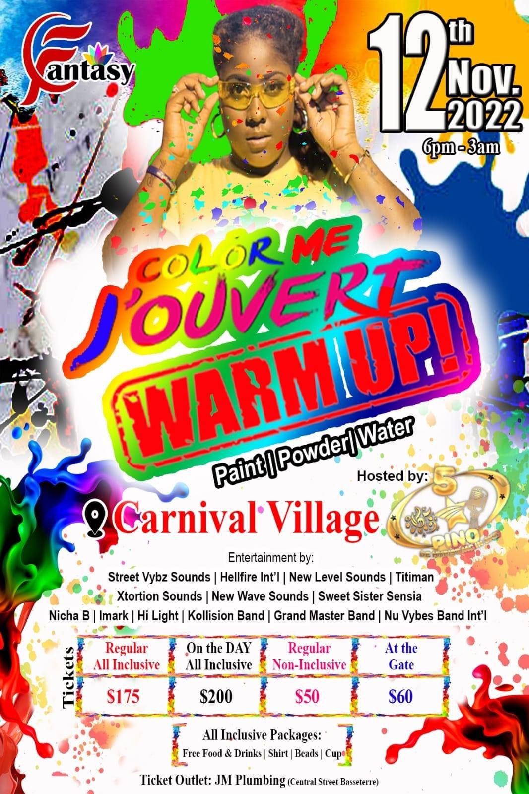 Fantasy : Color Me J’ouvert – SKN Carnival
