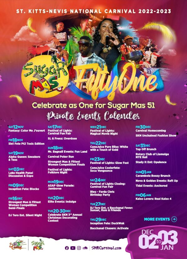 Event Calendar | SKN Carnival