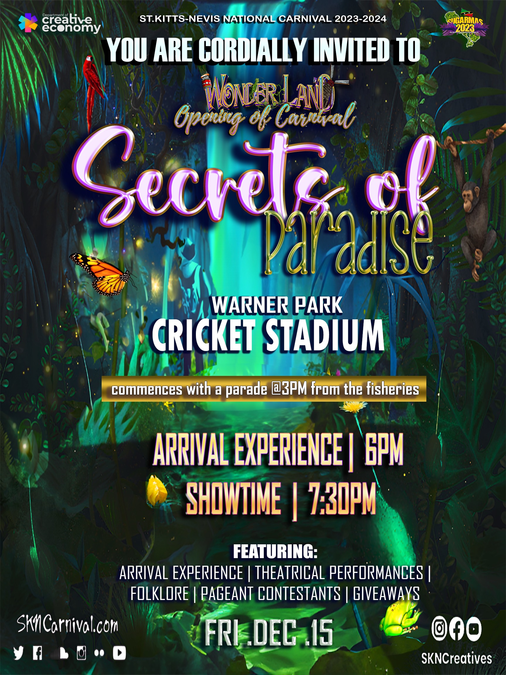 Sugar Mas 52 Unveils 'Wonder Land - The Secrets of Paradise’, A Grand ...