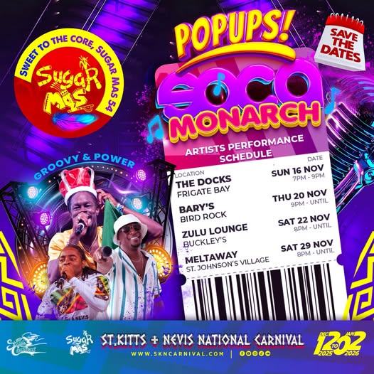 Soca Monarch – Pop Ups! – SKN Carnival